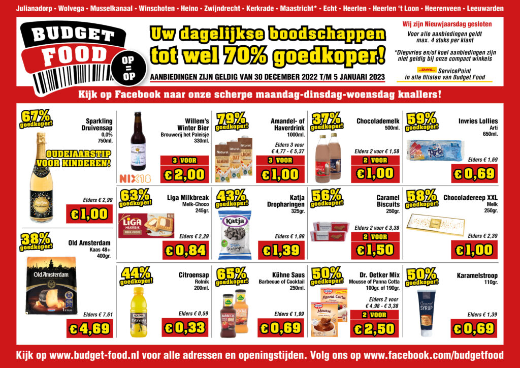 Budget Food - De goedkoopste winkel van Nederland!